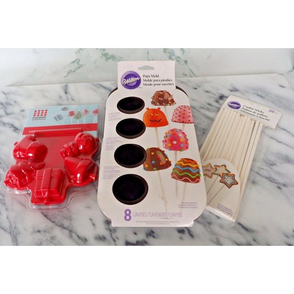 Wilton | Kitchen | Wilton Cake Pops Mold 8 Cavities Silicone Cake Pop ...